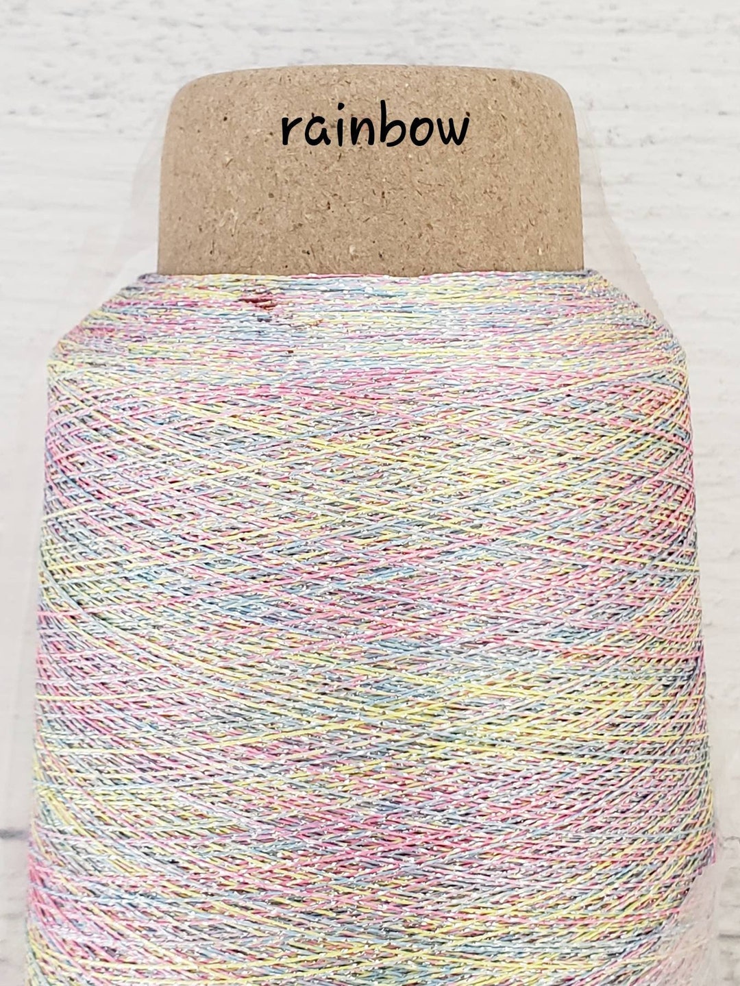 Full Cone Metallic Embroidery Thread, Fine Metallic Craft Thread, Large ...