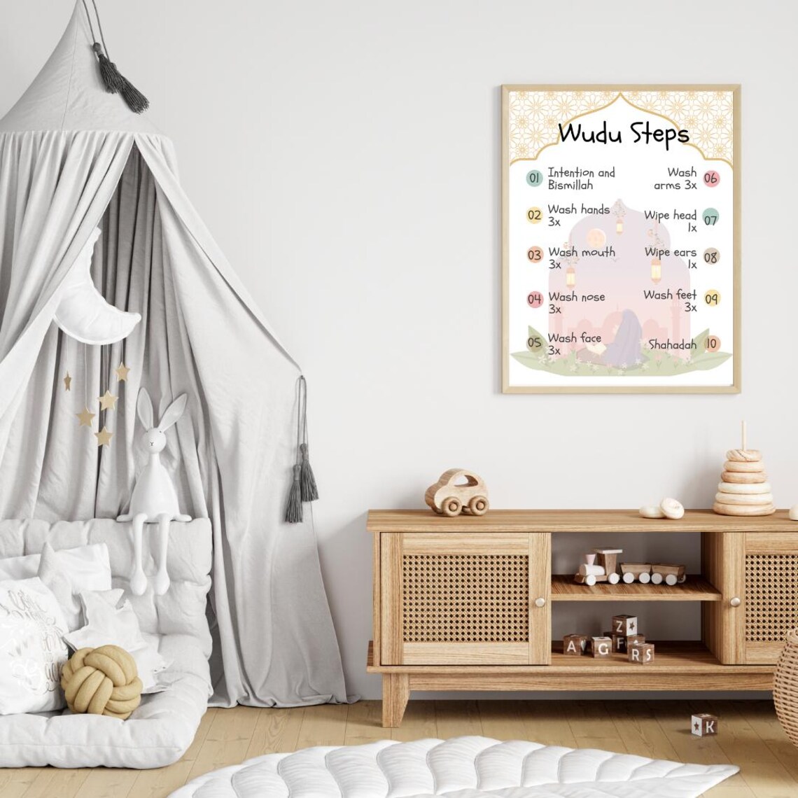 Teach Your Child the Steps of Wudu With This Engaging Islamic Poster ...