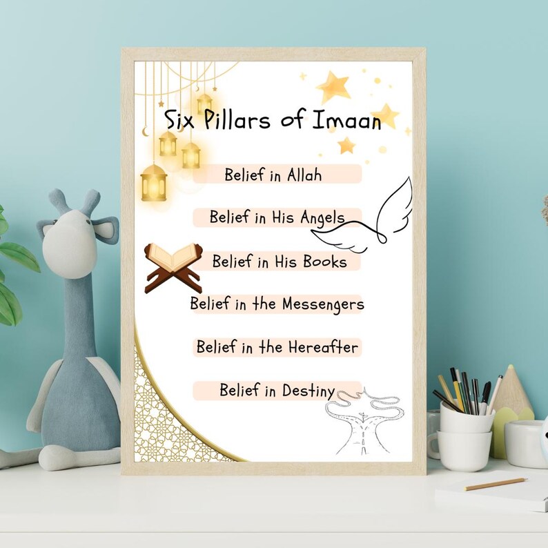Teach Your Child the Six Pillars of Imaan With This Beautiful Islamic ...