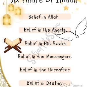 Teach Your Child the Six Pillars of Imaan With This Beautiful Islamic ...