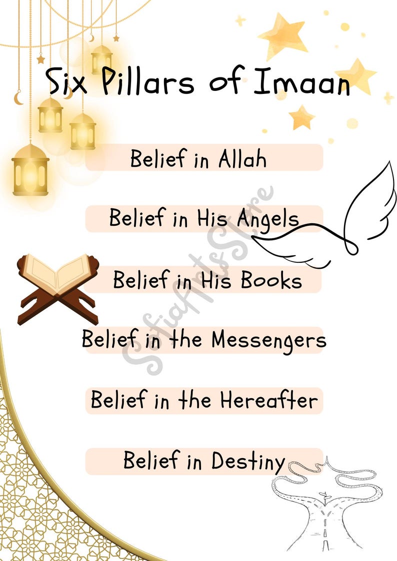 Teach Your Child the Six Pillars of Imaan With This Beautiful Islamic ...
