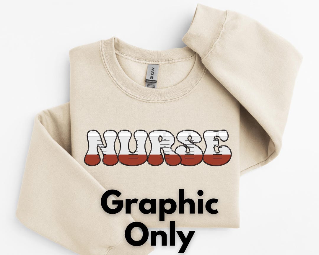 Nurse POD Graphic | Syringe Letter Graphic | Doddle Font Nurse ...