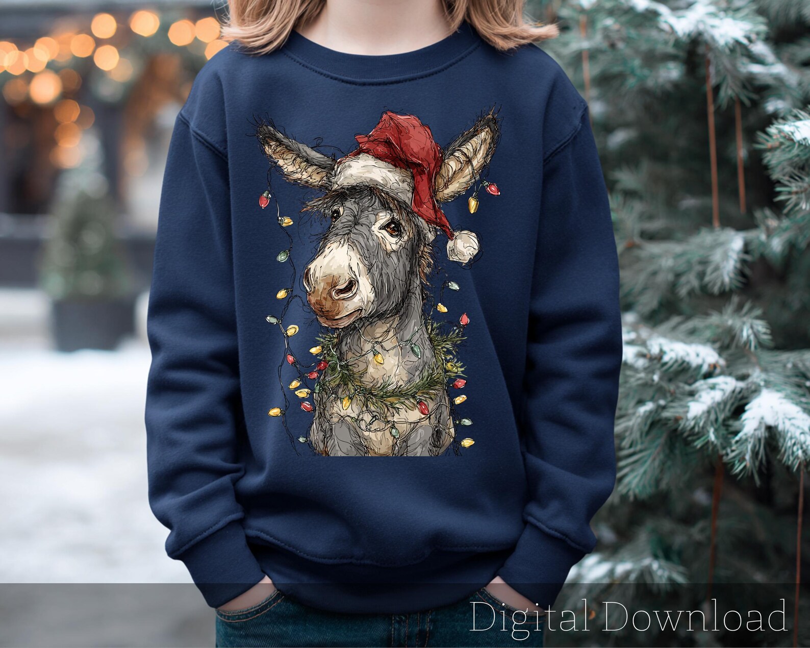 4 Christmas Donkey Bundle | Dominick the Donkey | Christmas Clipart ...