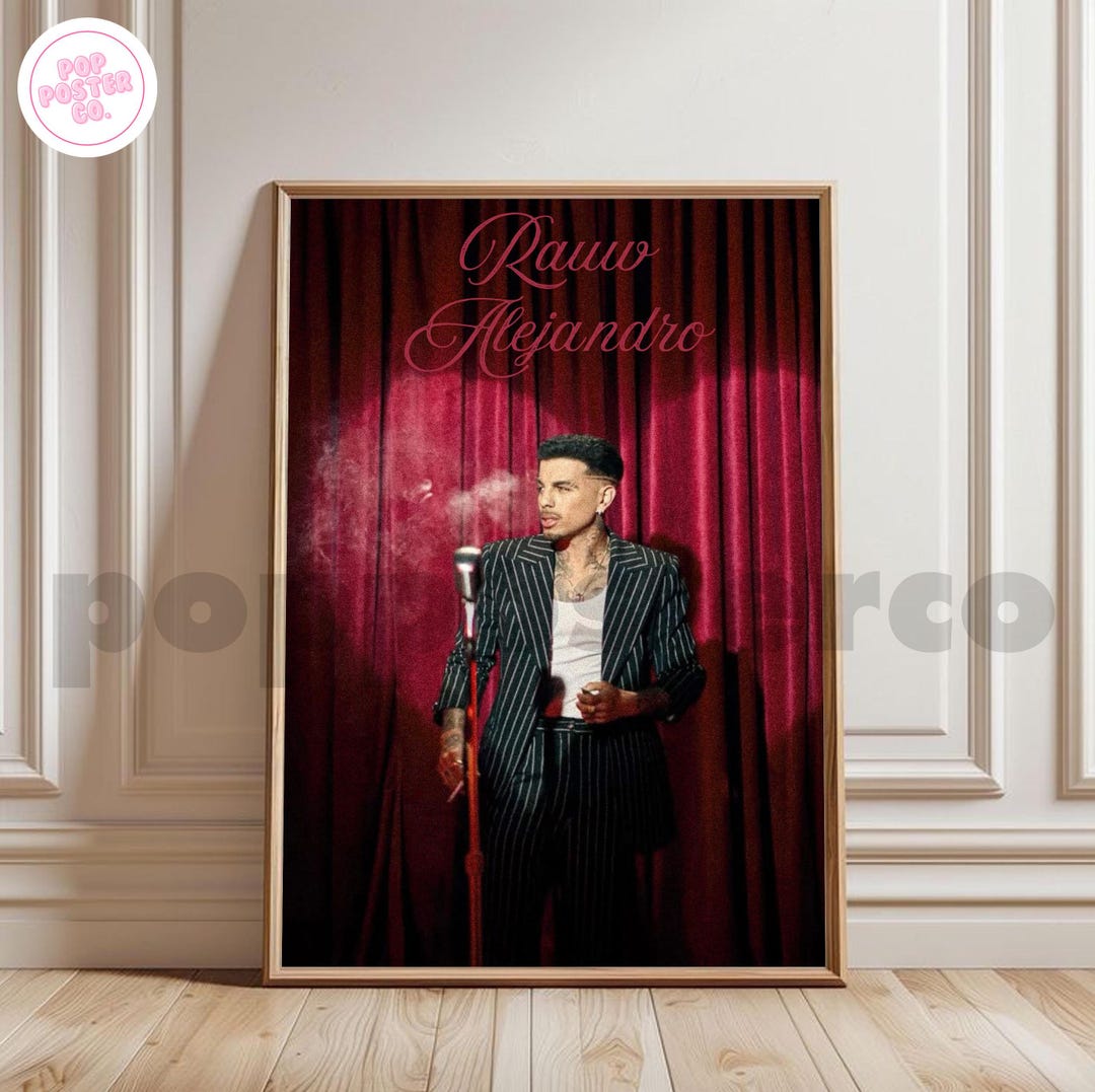 Rauw-alejandro Poster Cute Aesthetic Cosa Nuestra - Etsy