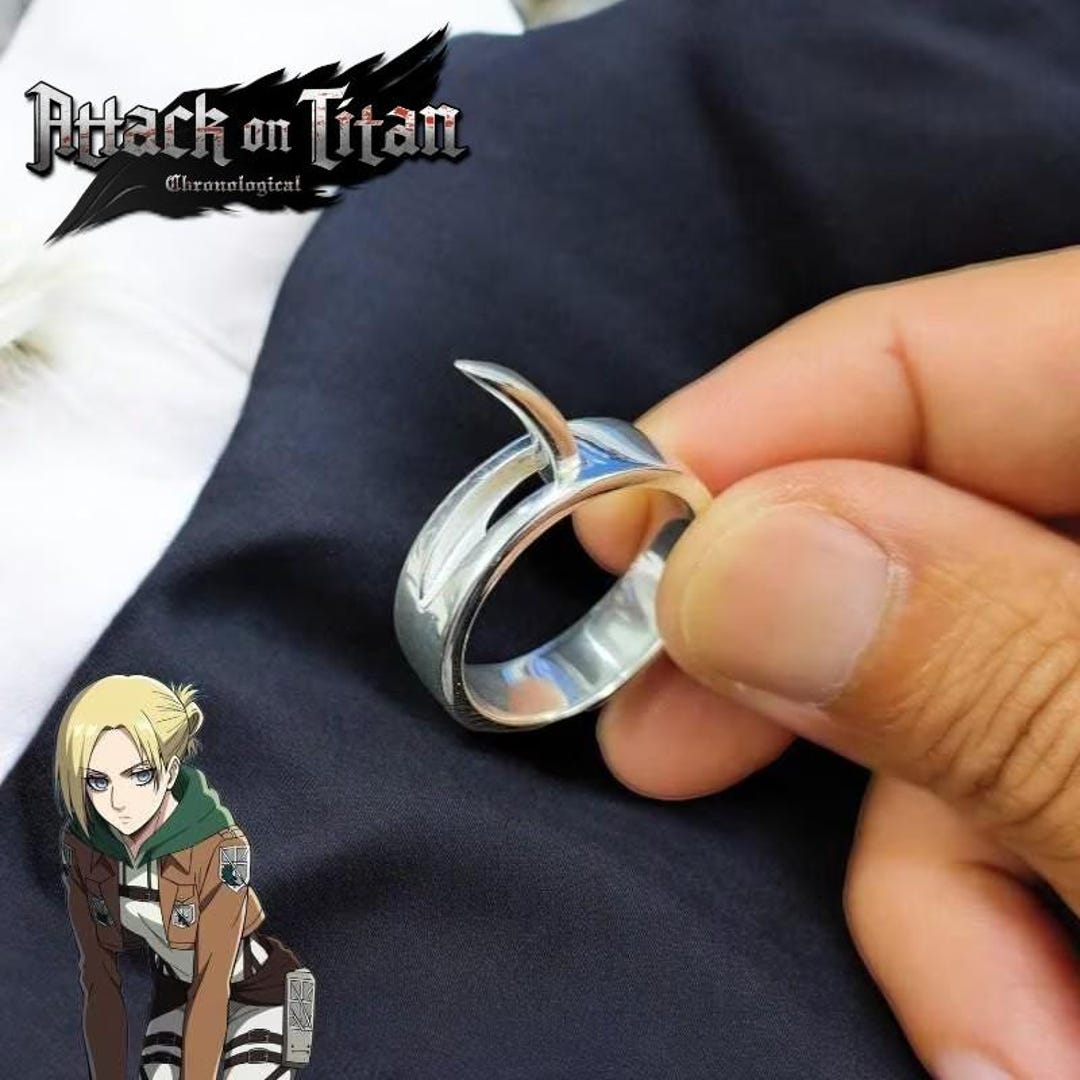 Attack on Titan Annie Leonhart Cosplay Ring | Ani Reonhato Unisex ...