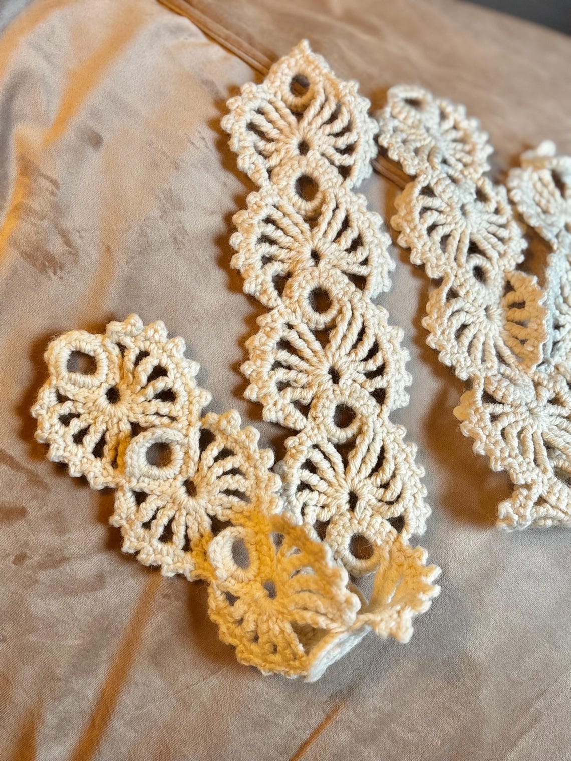 Lace Wool Curtain Tie Backs Crochet | Handmade | Curtain Tie | Crochet ...