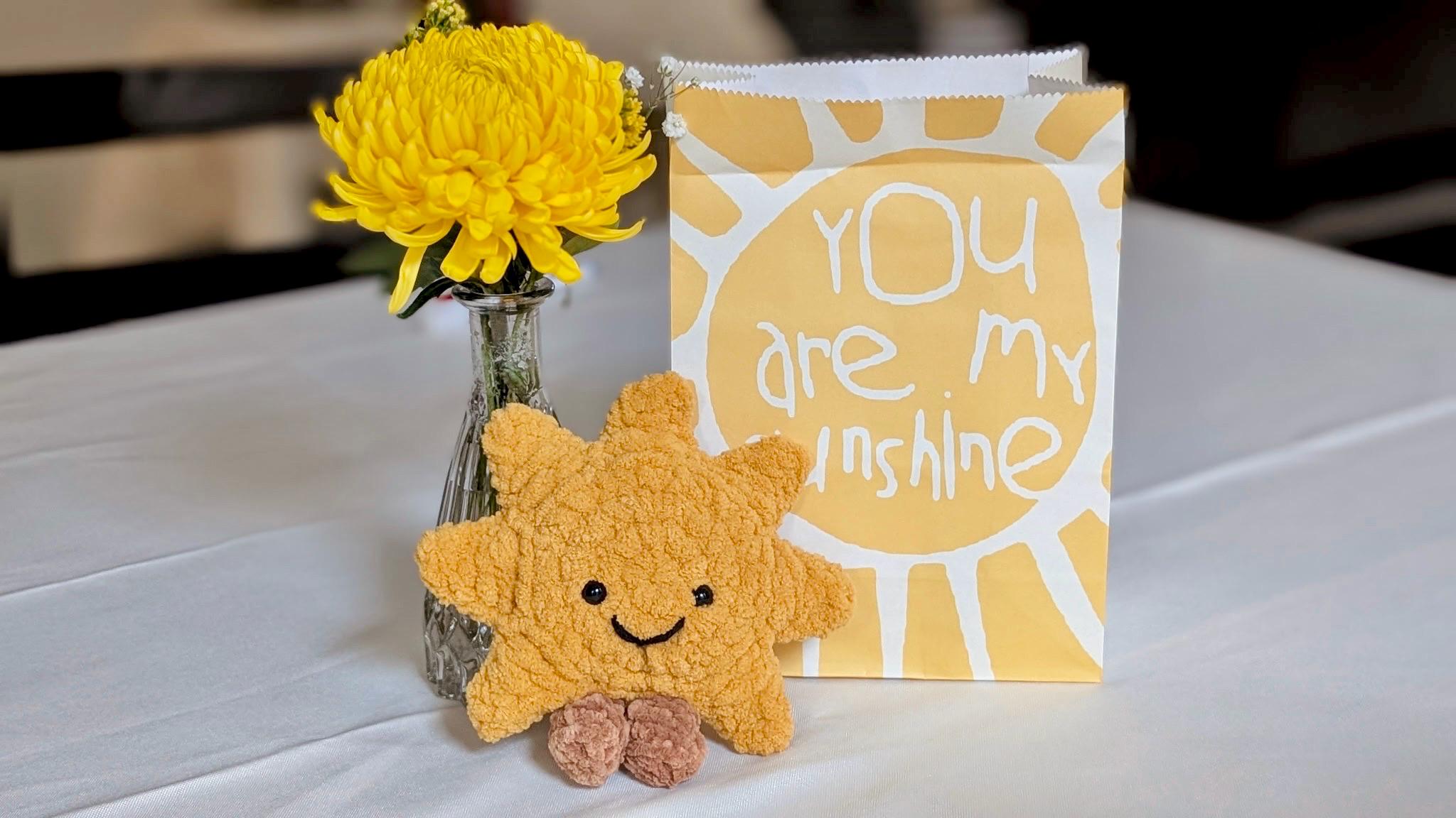 Cute Crochet Stuffed Sun Plushie | Handmade | Sun | Baby Shower - Etsy