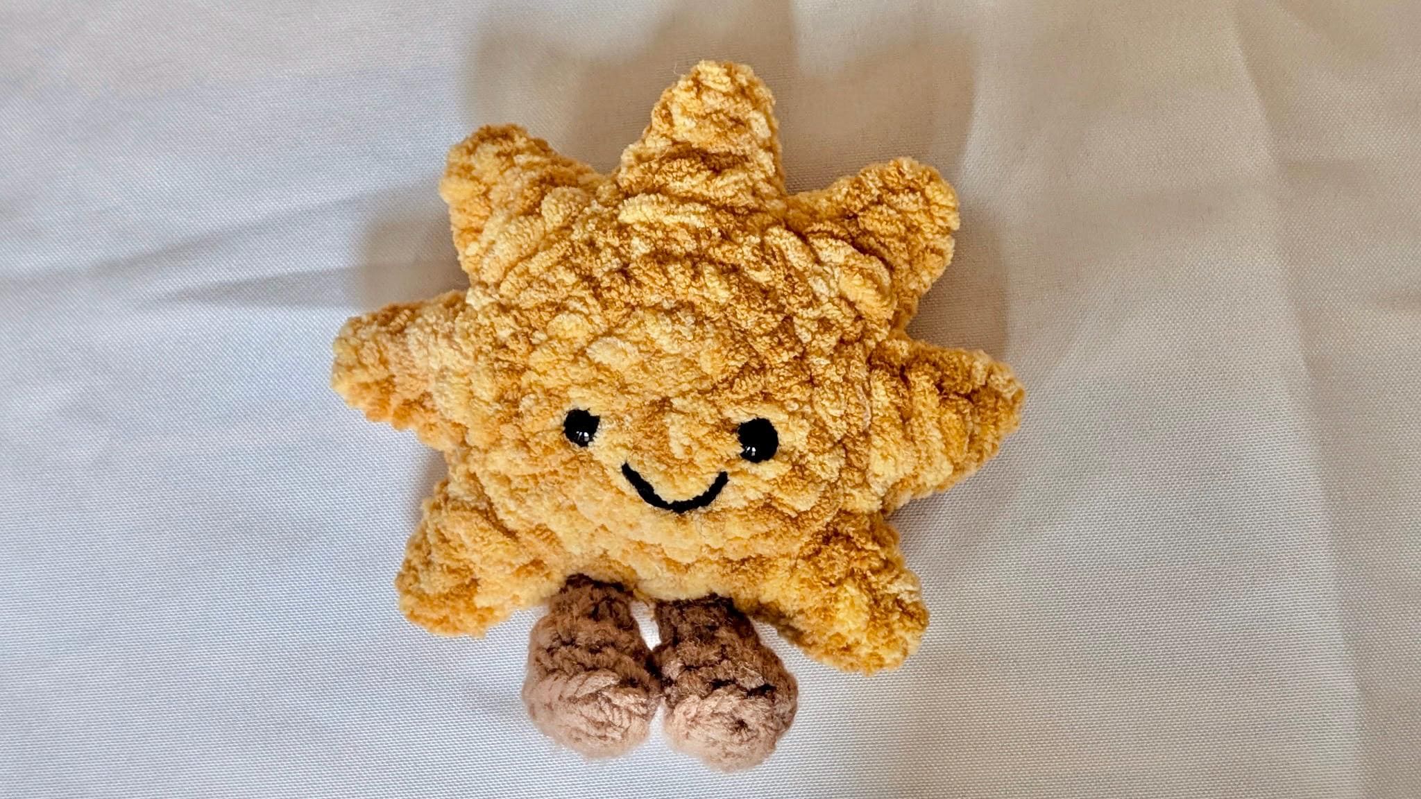 Cute Crochet Stuffed Sun Plushie | Handmade | Sun | Baby Shower - Etsy