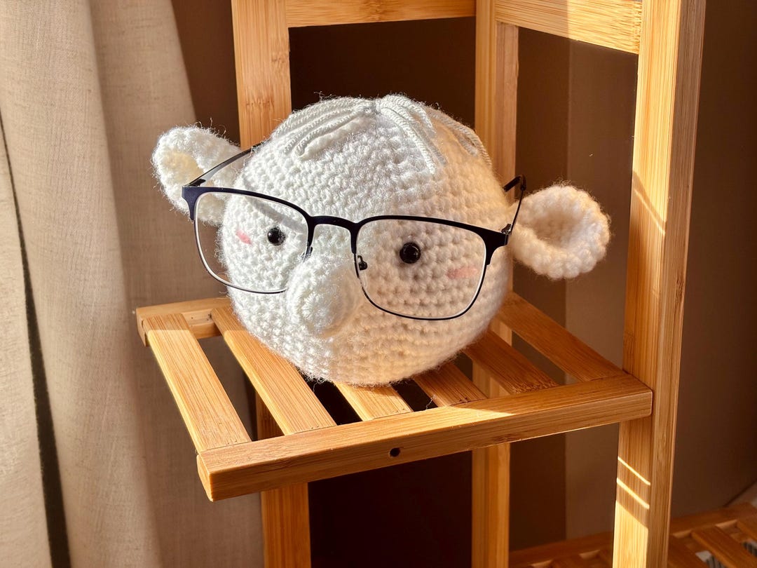 Cute Crochet Stuffed Glasses Holder | Handmade | Funny | Glasses Stand ...