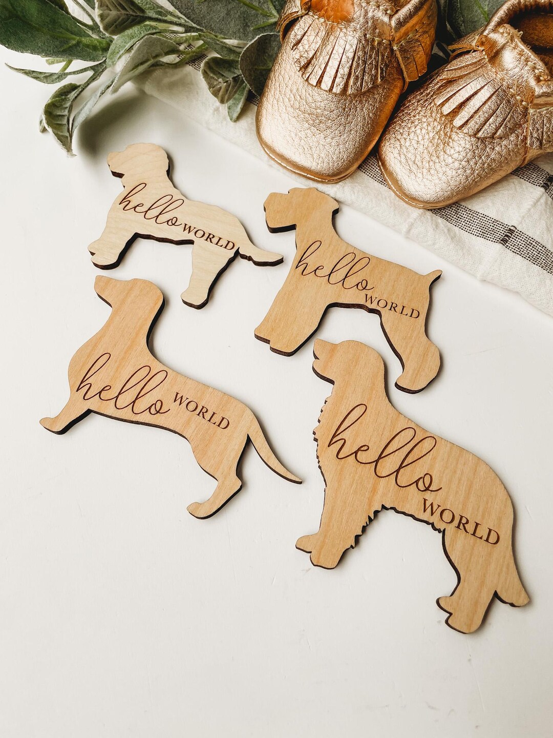 Dog Nursery Monthly Milestone Cards | Baby Shower Gift for Dog Mom ...
