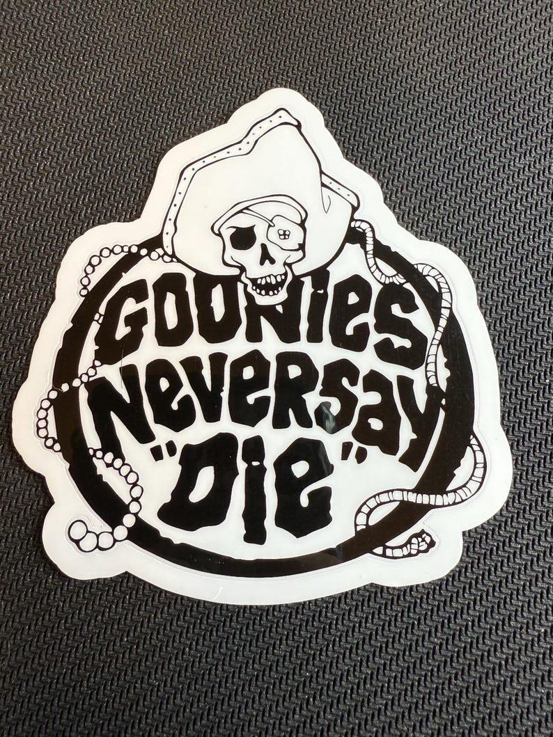 Goonies Vinyl Sticker: Water-resistant Die-cut Decal - Etsy