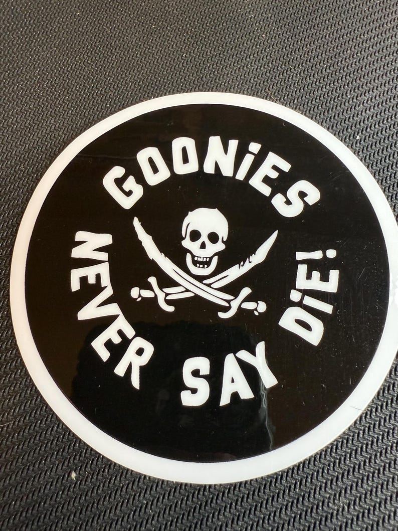 Goonies Vinyl Sticker: Water-resistant Die-cut Decal - Etsy