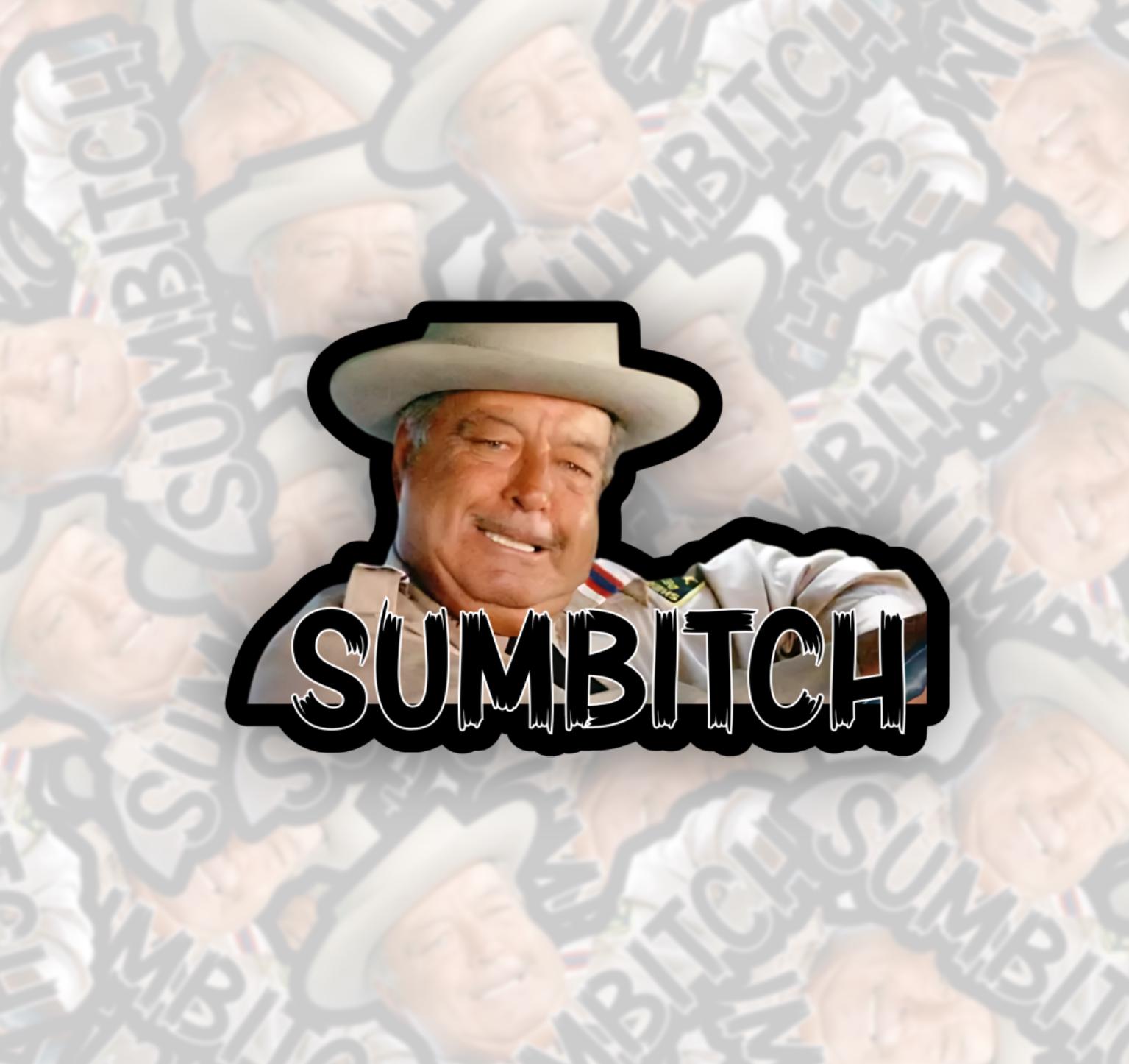 Sumbitch: Adult Vinyl Stickers - Smokey and the Bandit - Etsy