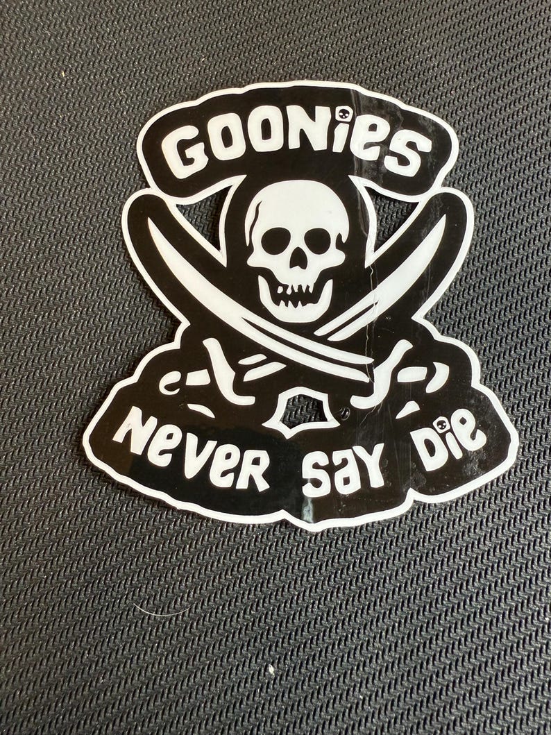 Goonies Vinyl Sticker: Water-resistant Die-cut Decal - Etsy