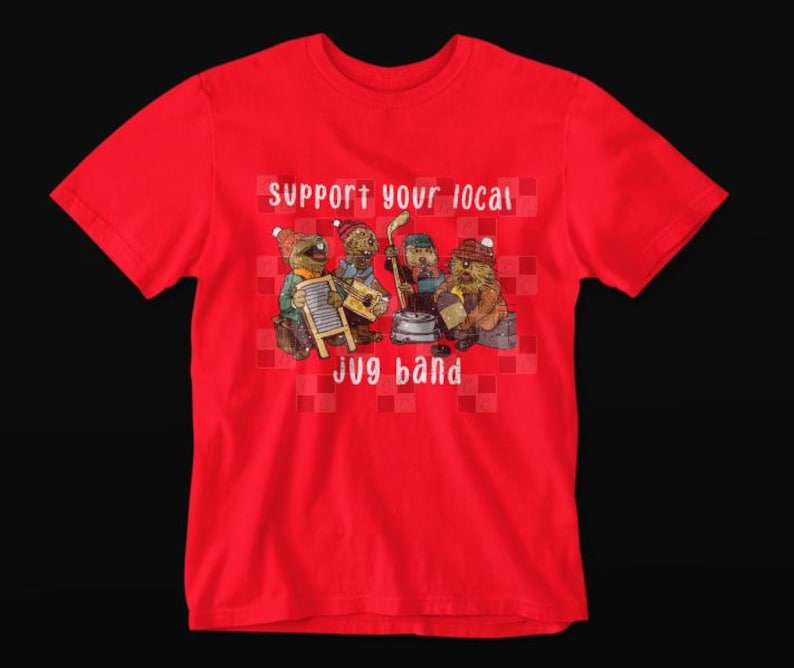 Support Your Local Jug Band - Emmet Otter's Jugband Tshirt Retro Pop ...