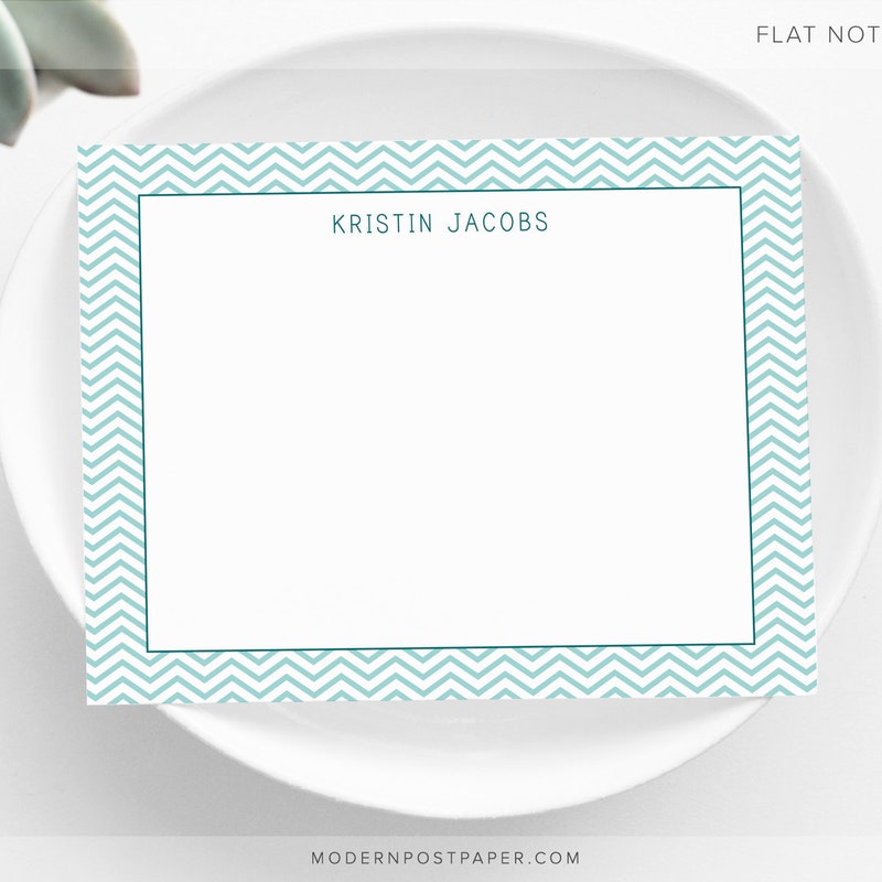 Chevron Stationery - Etsy