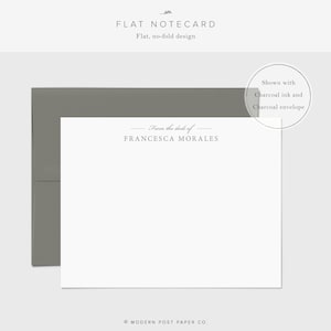 Personalized Stationery | From the Desk of | Business Note Cards ...