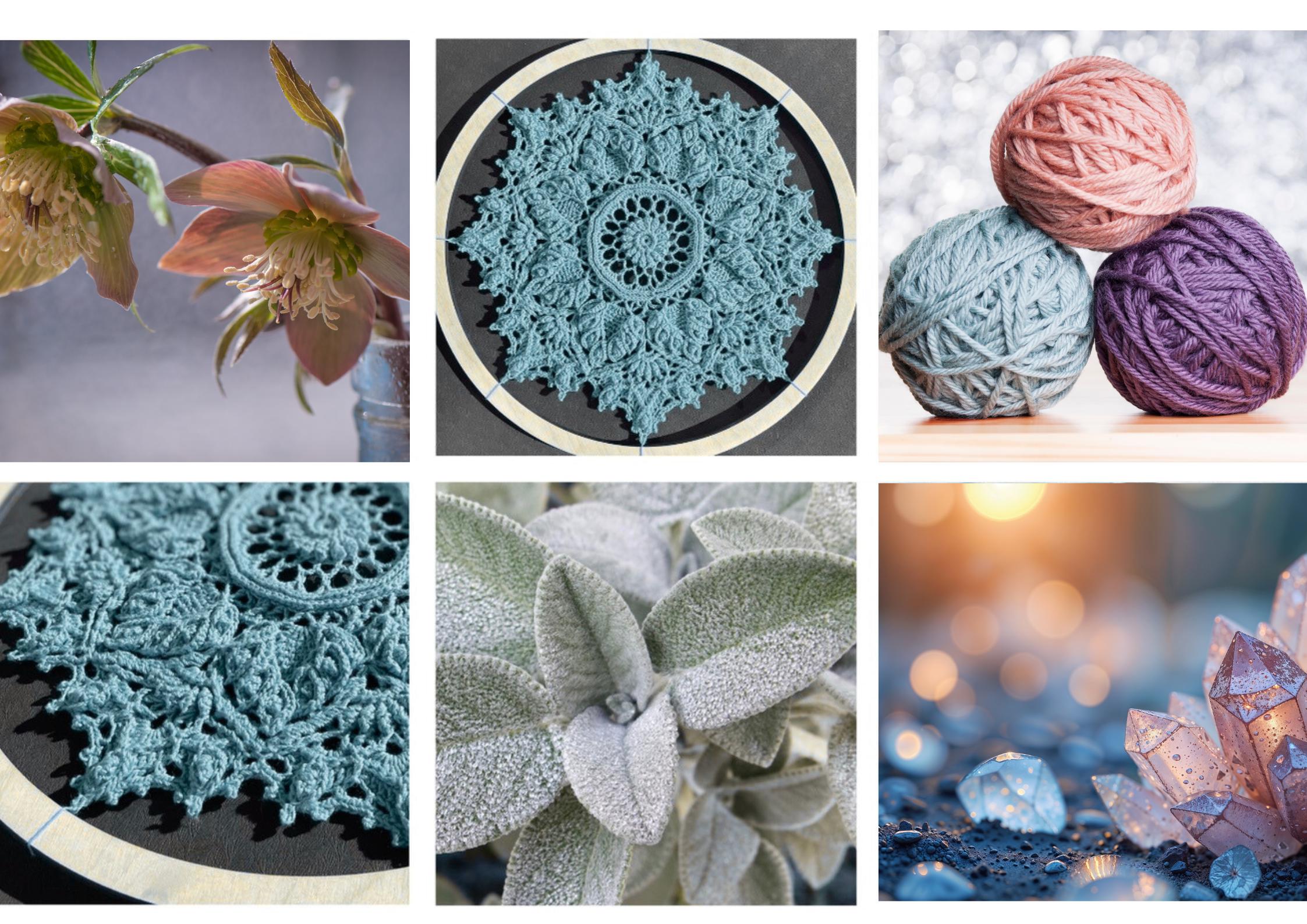 Crystal Crochet Doily Pattern — Textured 3D Mandala PDF - Etsy