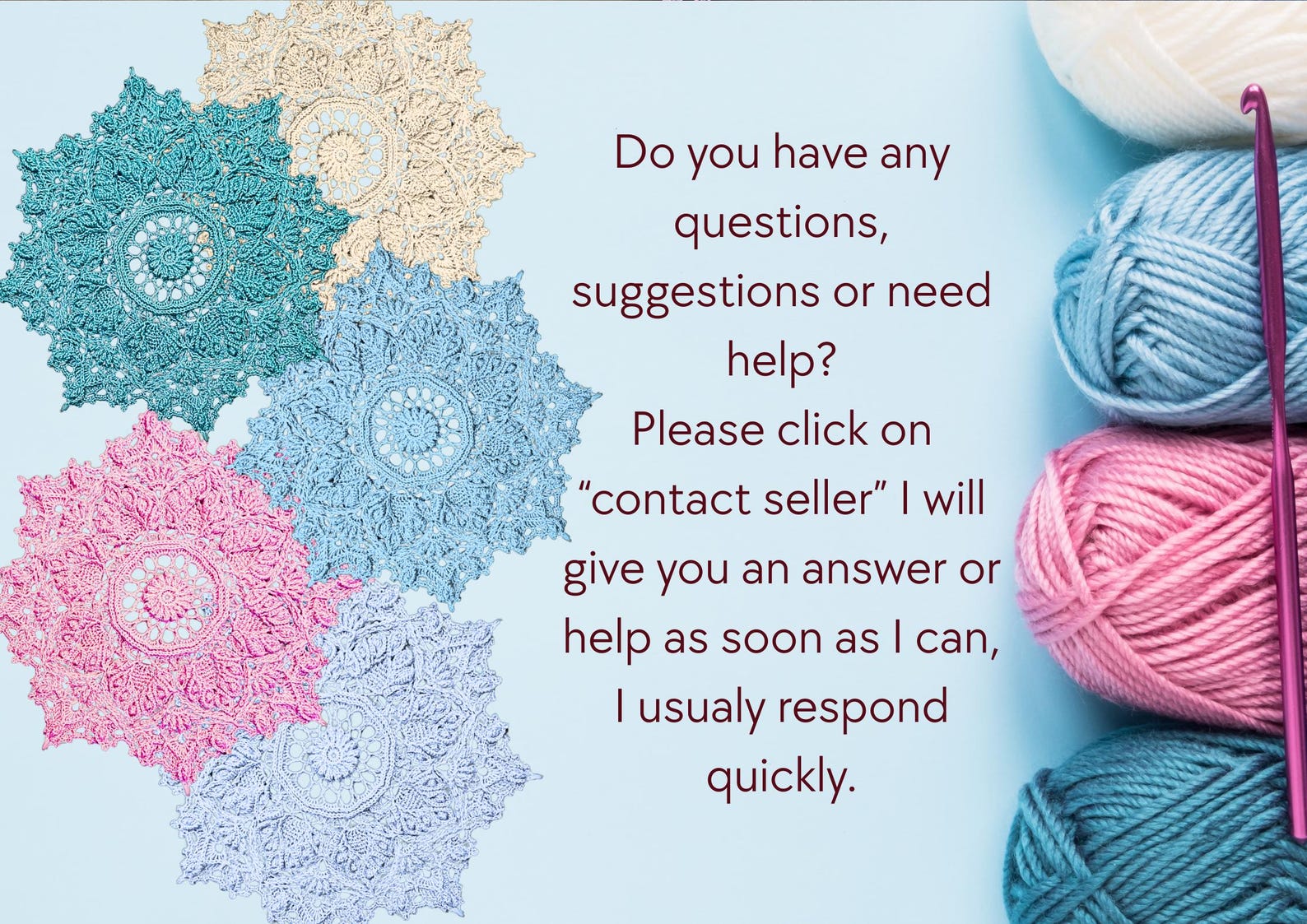 Crystal Crochet Doily Pattern — Textured 3D Mandala PDF - Etsy