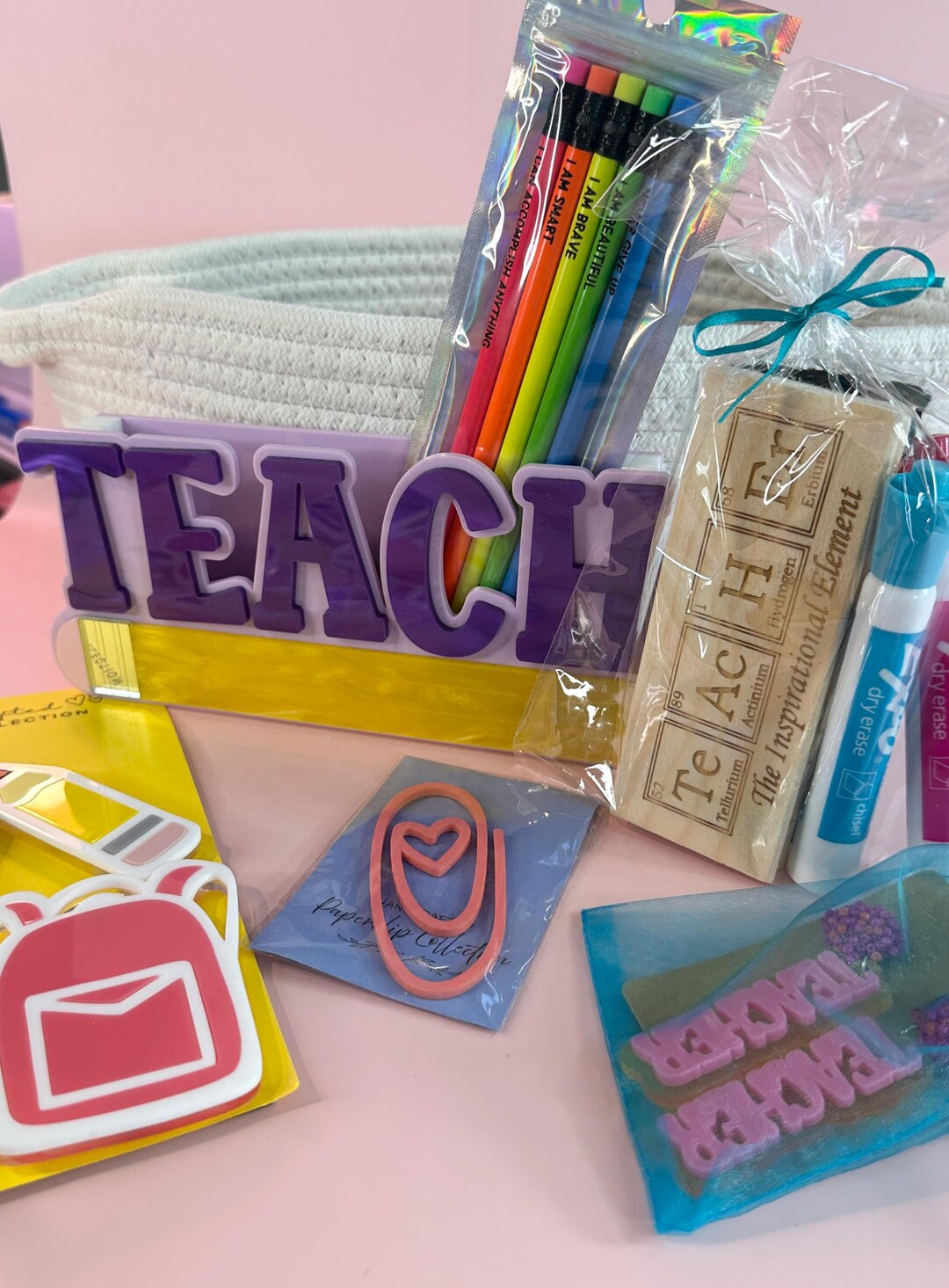 Teacher Gift Set, Classroom & Desk Essentials, Teacher Appreciation ...