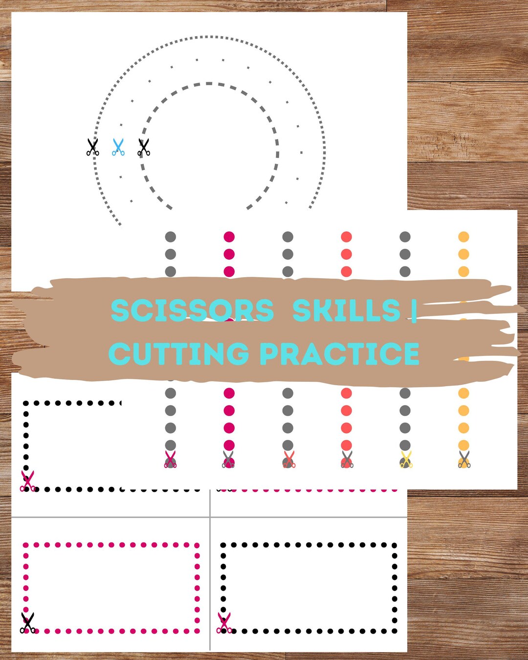 Scissor Skills | Cutting Practice | Preschool Worksheets | Preschool ...