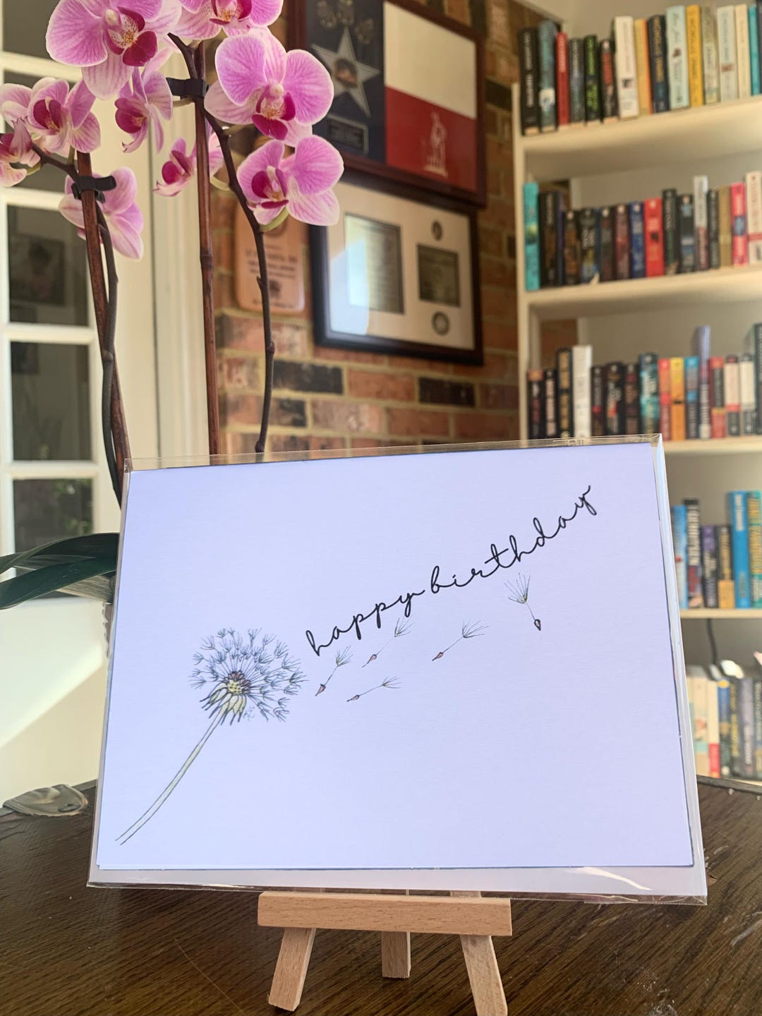 Dandelion Happy Birthday Cards - Etsy