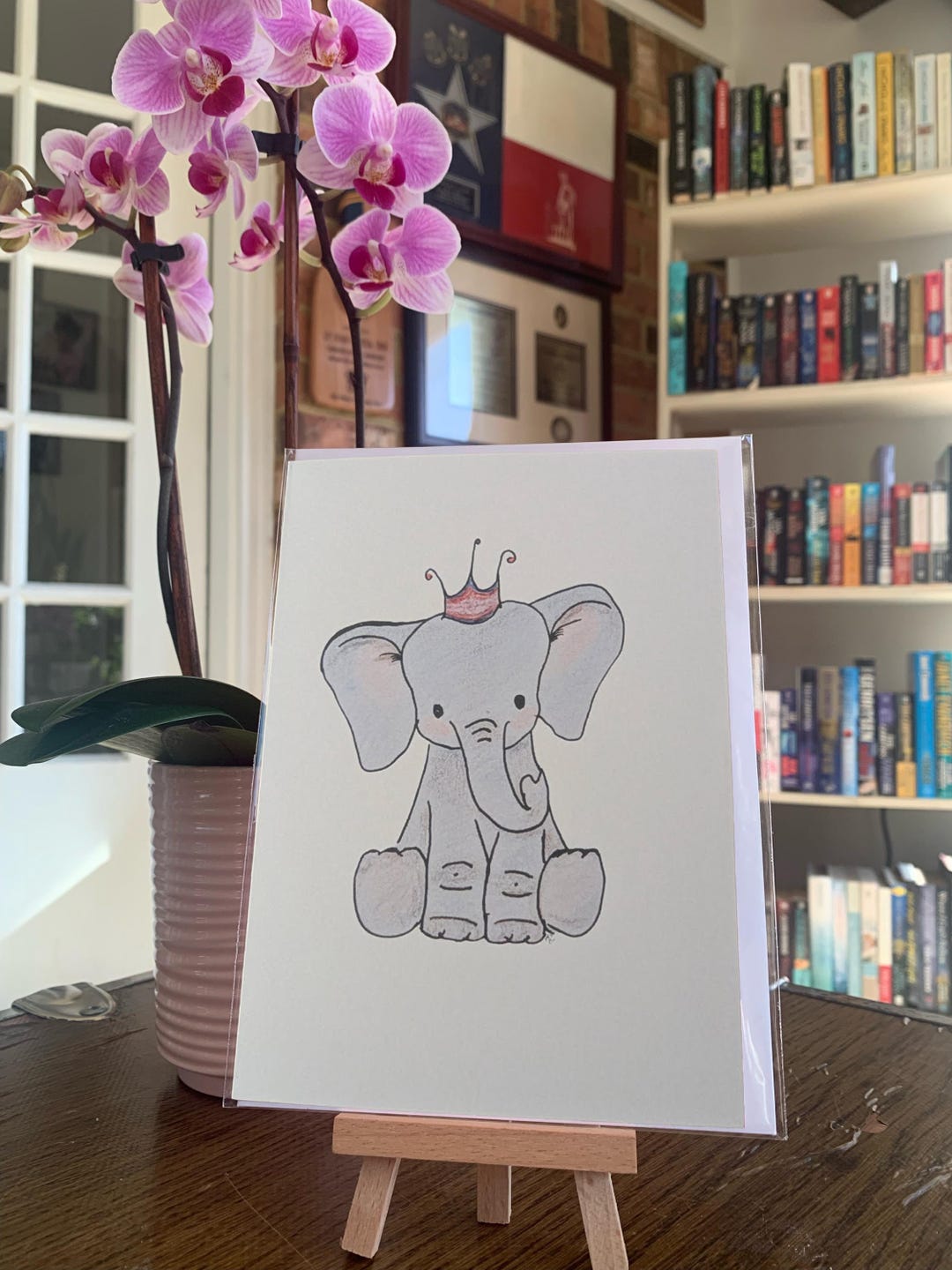 Elephant Royalty Greeting Cards - Etsy