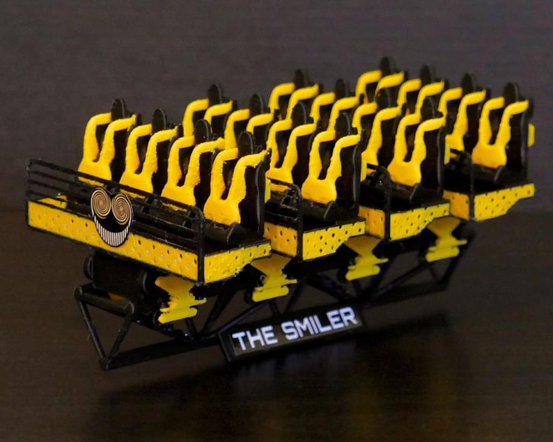 THE SMILER Scale Model Roller Coaster |made-to-order| Alton Towers - Etsy