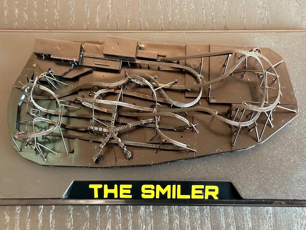 THE SMILER Mini Roller Coaster Model Diorama With Display Case Alton ...