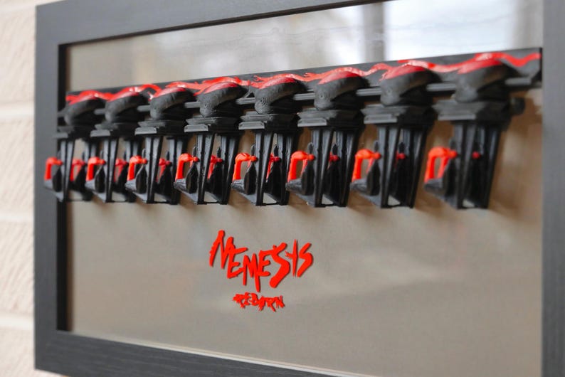 3D Nemesis Train Frame Artwork Alton Towers |made-to-order| - Etsy