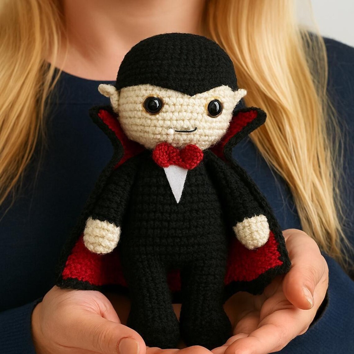 Amigurumi Vampire Crochet Pattern: Spooky Halloween Doll (PDF Digital ...
