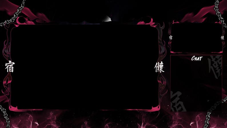 Sukuna Anime Twitch Overlays | Jujutsu Kaisen Inspired Animated Stream ...