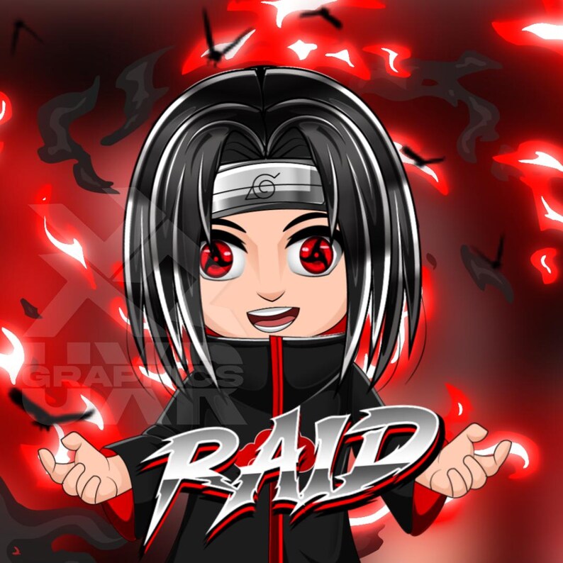 Crow Ninja Animated Emote Pack | Dark Chibi Style Twitch & Discord ...