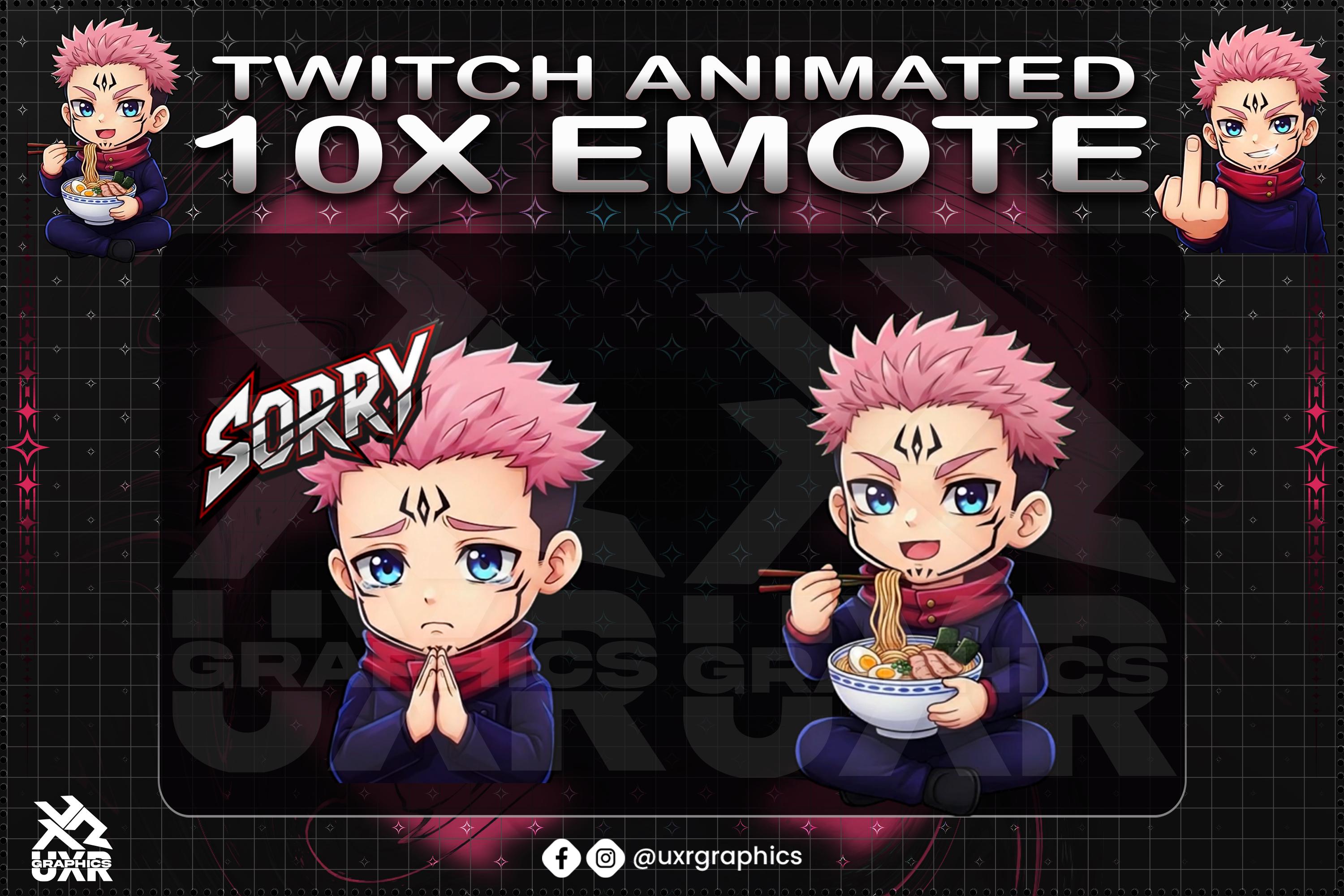 Void Demon 10x Animated Chibi Emotes Pack for Twitch & Discord | Dark ...