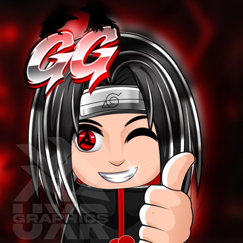 Crow Ninja Animated Emote Pack | Dark Chibi Style Twitch & Discord ...