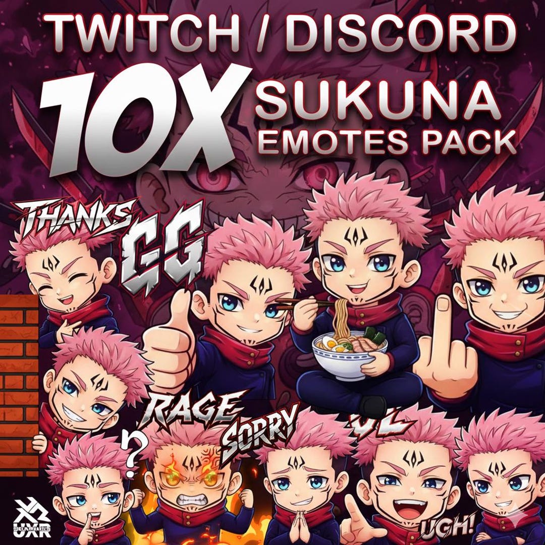 Void Demon 10x Animated Chibi Emotes Pack for Twitch & Discord | Dark ...