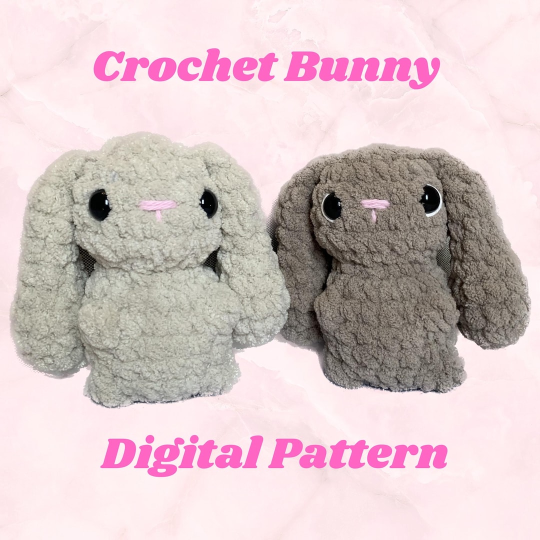 Crochet Bunny Pattern, Easter Bunny Crochet Pattern, Spring Market ...