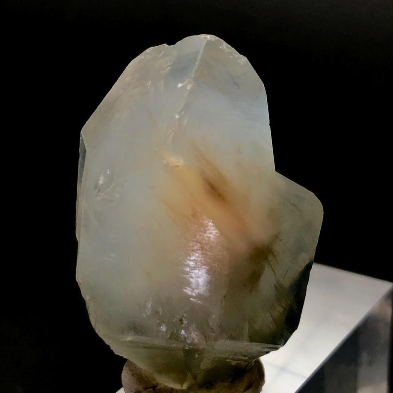 Yellow Bone Quartz Rare Mango Quartz With Epidote Inclusions Phantom ...