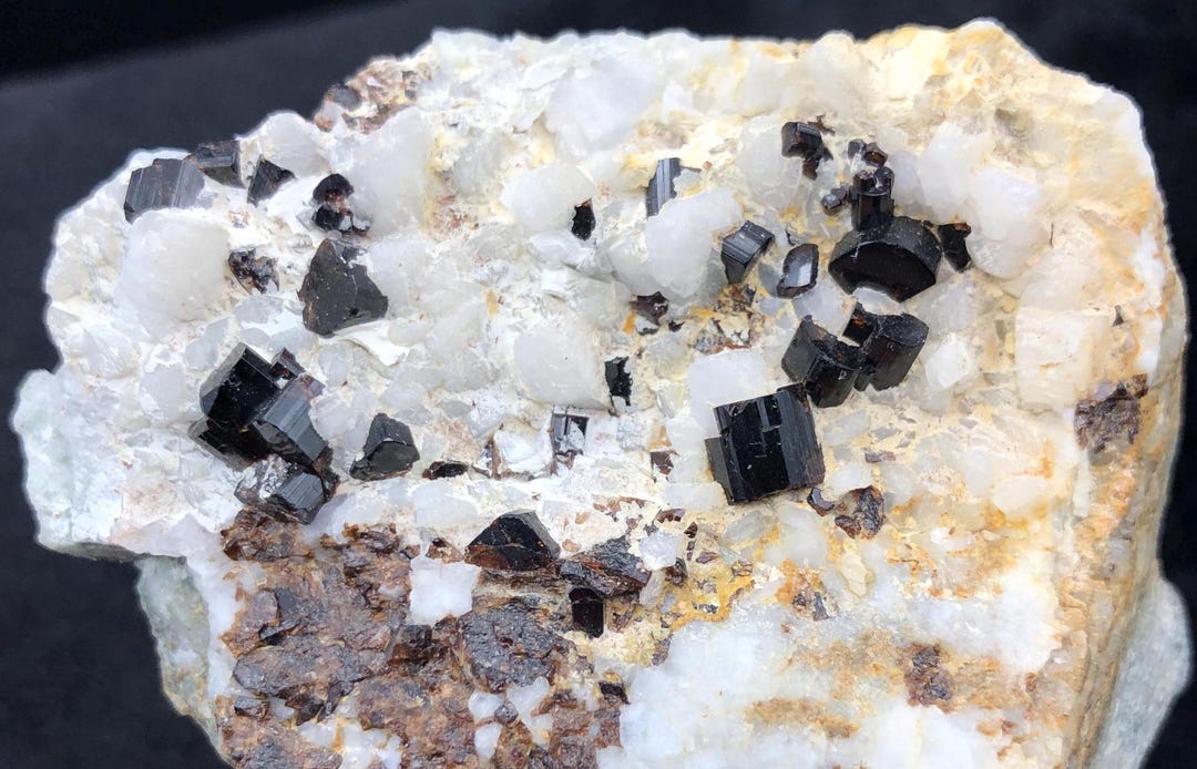 Rare Vesuvianite on Matrix Specimen, Natural Mineral, 242 Grams - Etsy