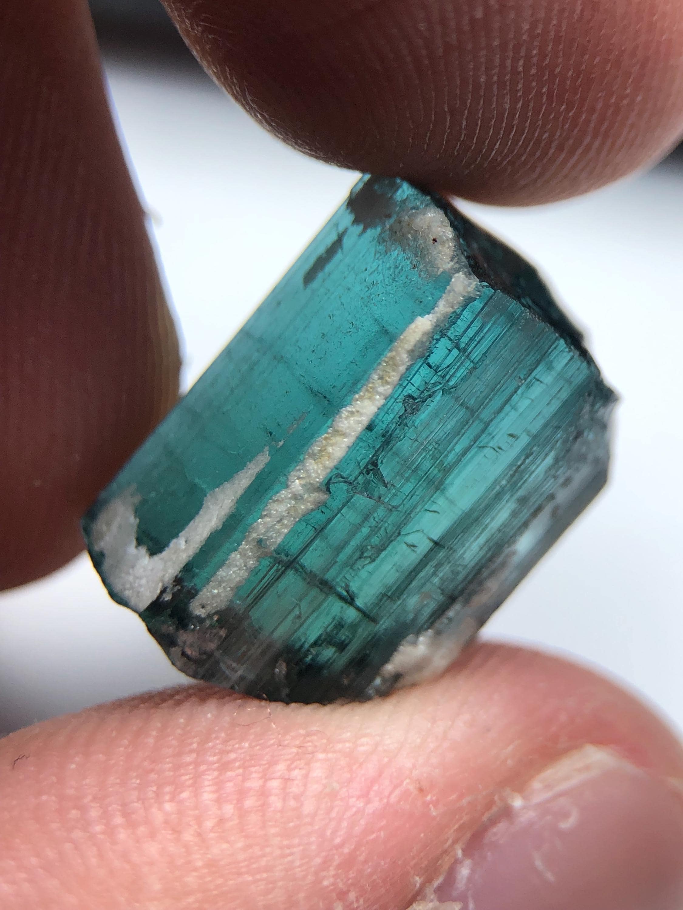 Facet Rough Indicolite Colour Tourmaline from Afghanistan. 14 Ct weight ...