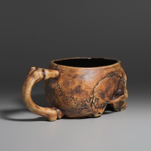 Memento Mori – Skull Mug 12oz (with Handle) - Etsy