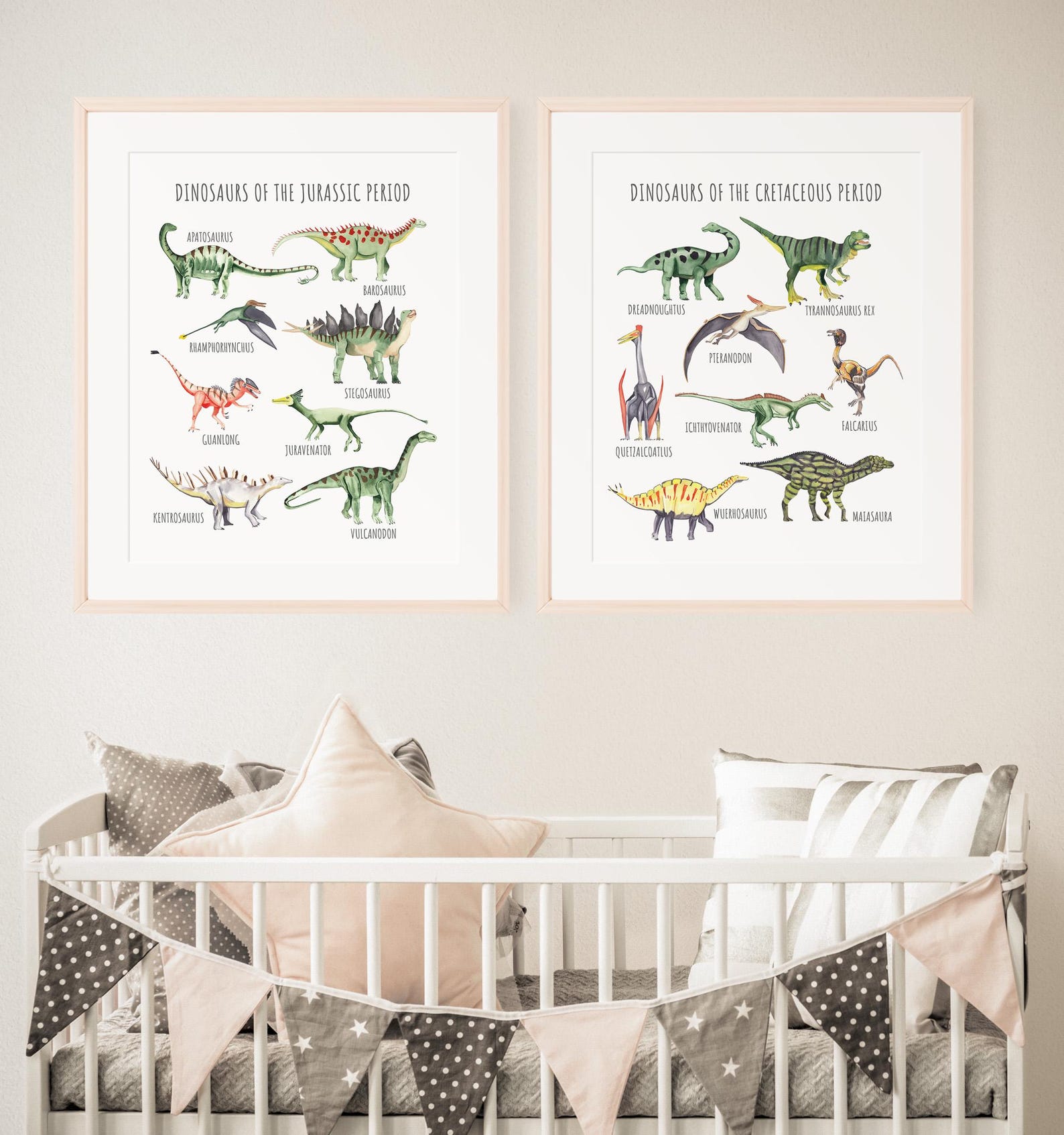 Dinosaur Wall Art, Printable Dinosaur Posters, Dino Species Artwork, T ...
