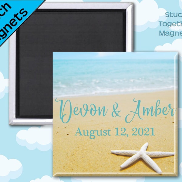 Wedding Favor Personalized Magnets - Etsy