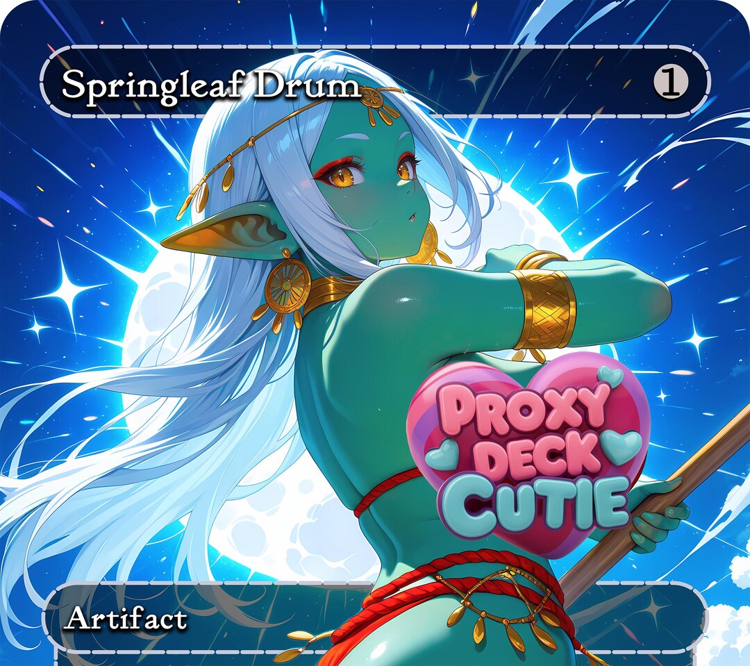 Springleaf | MTG Proxy Card | Goblin Theme | Artifact - Etsy