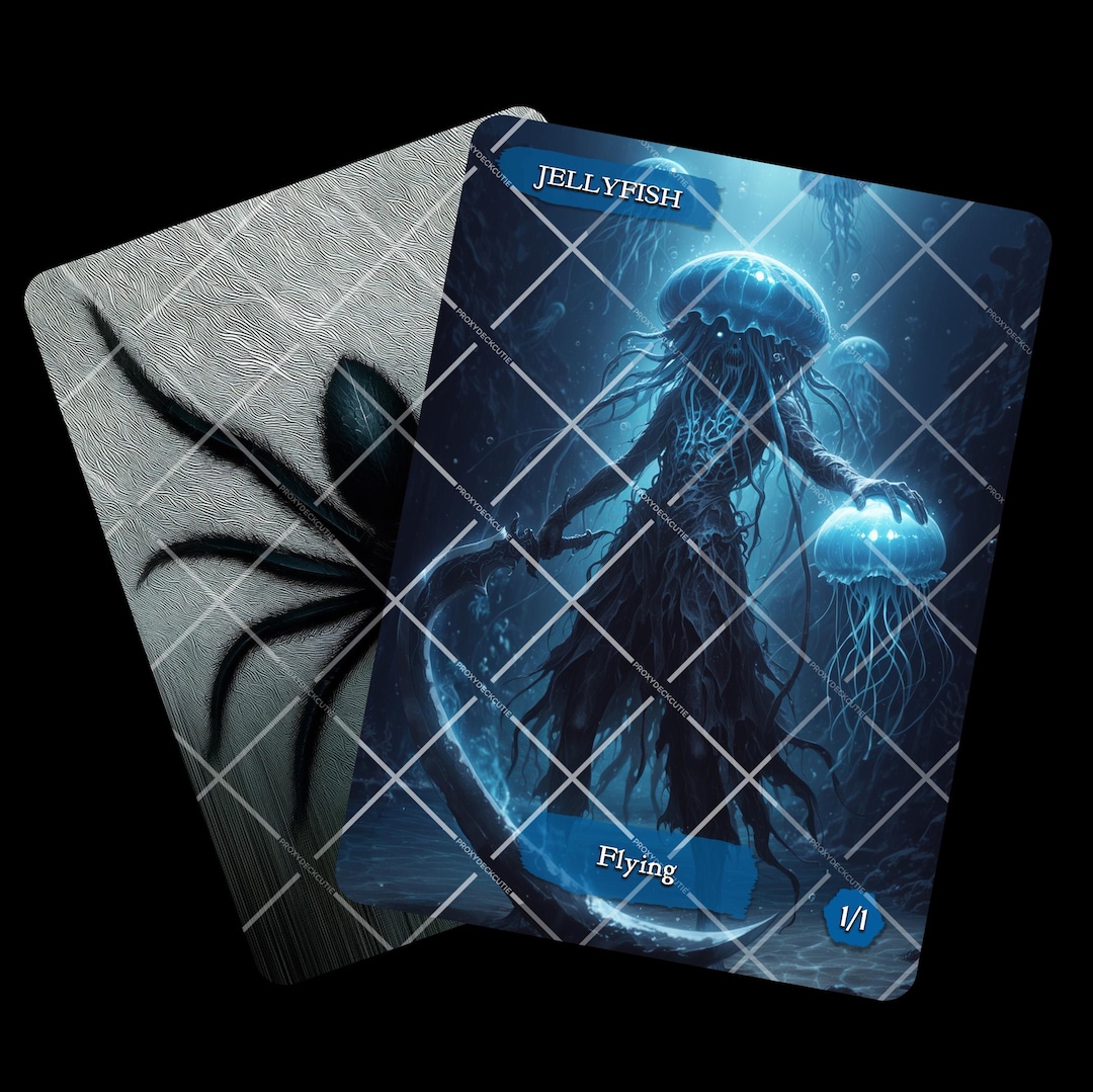 Jellyfish 1/1 Token - TCG Proxy Card, Custom Token - Etsy Canada