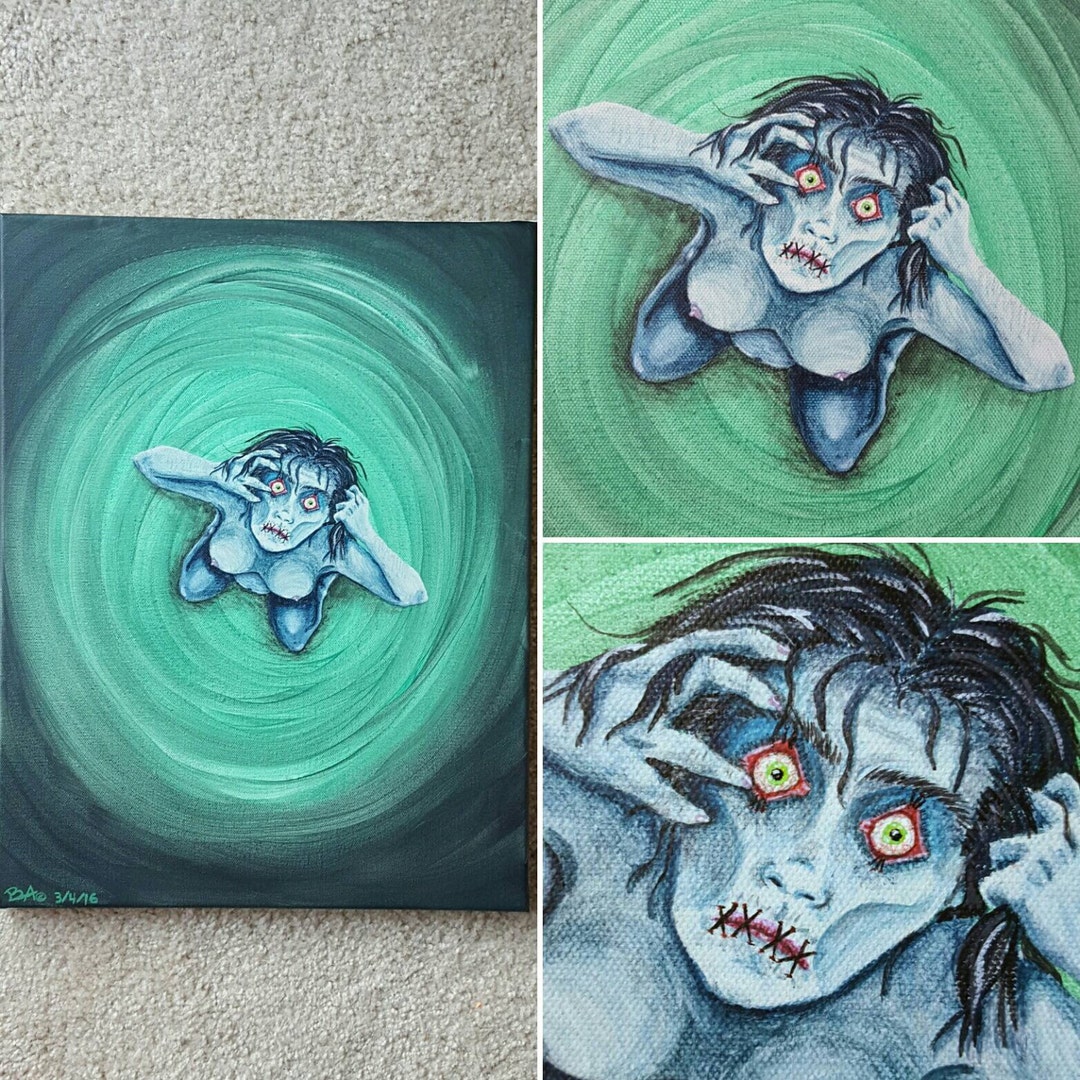 Stressed an Acrylic Painting of How I Feel Right Now. - Etsy