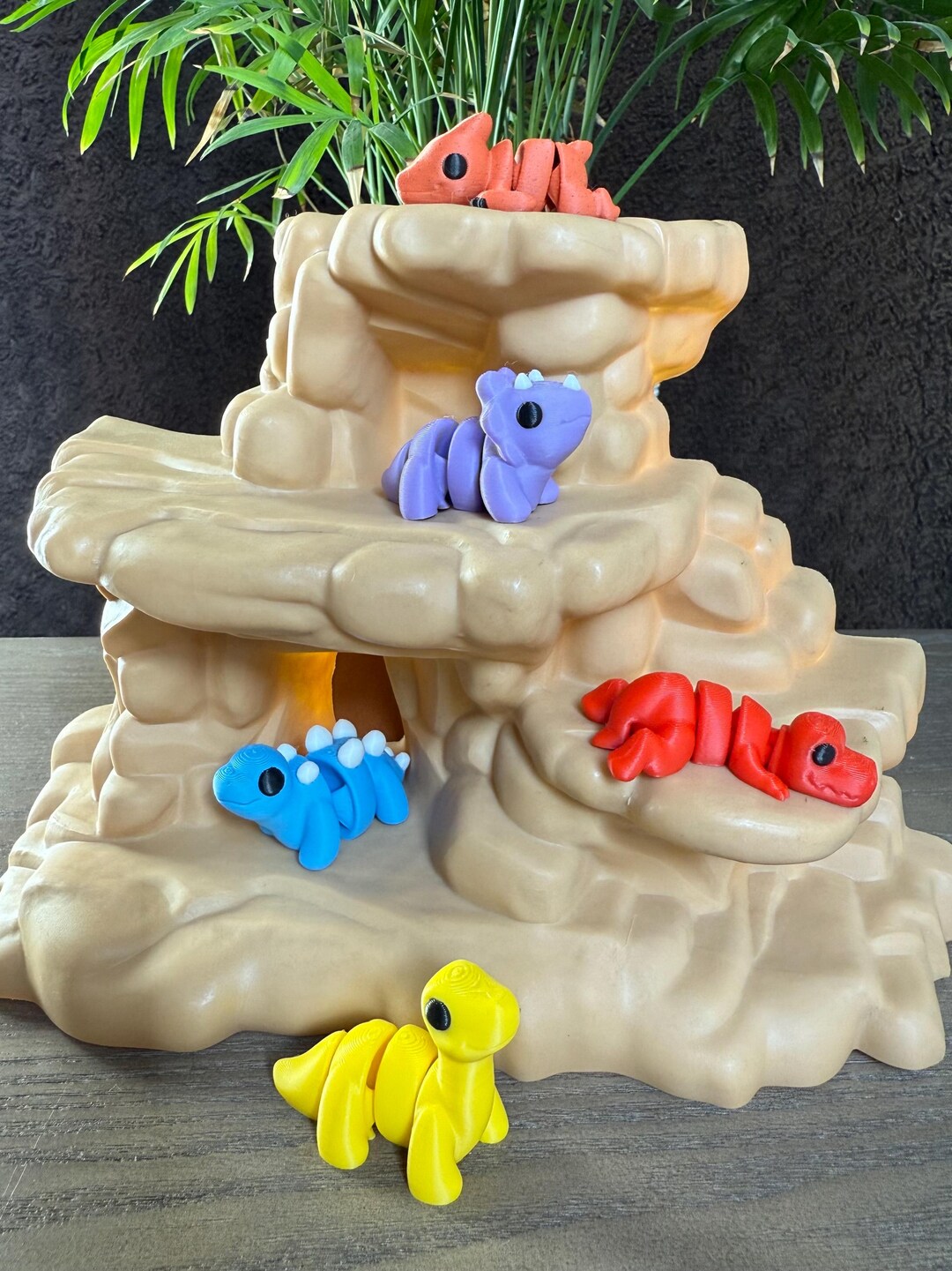 Dinosaur Wiggler Fidget Toy Bundle: 3D Printed Sensory Set of 5 - Etsy