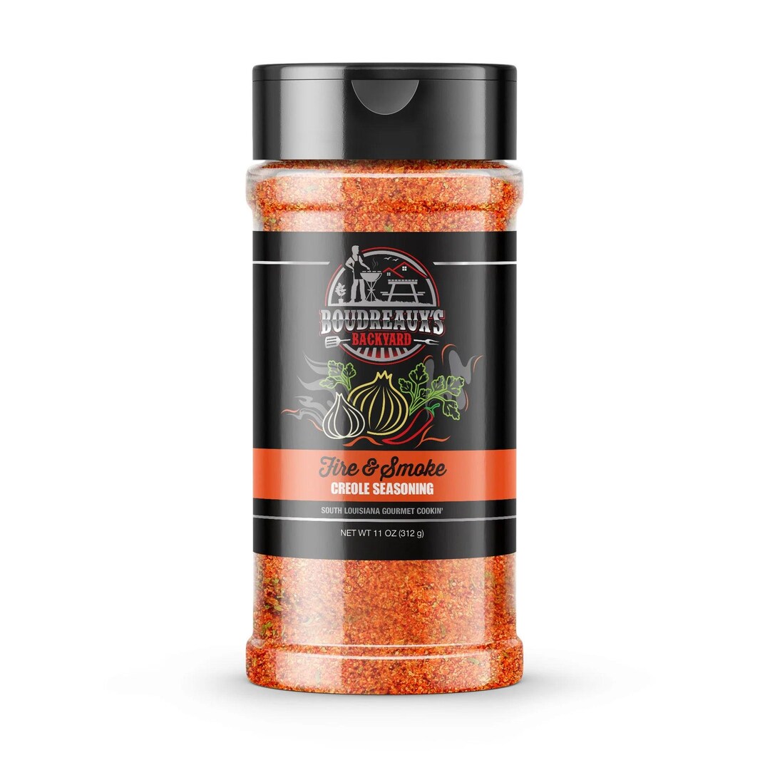 Boudreaux's Backyard Fire & Smoke Creole Seasoning - Etsy