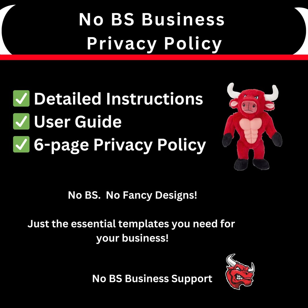 Editable Privacy Policy Template | Small Business Compliance | Google ...