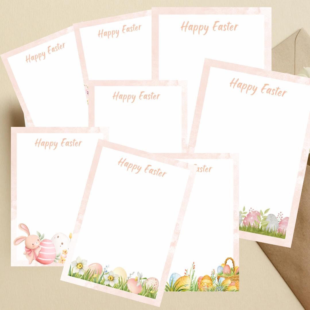 PRINTABLE EASTER Letter Paper in PDF Files A4 & A5 - Etsy